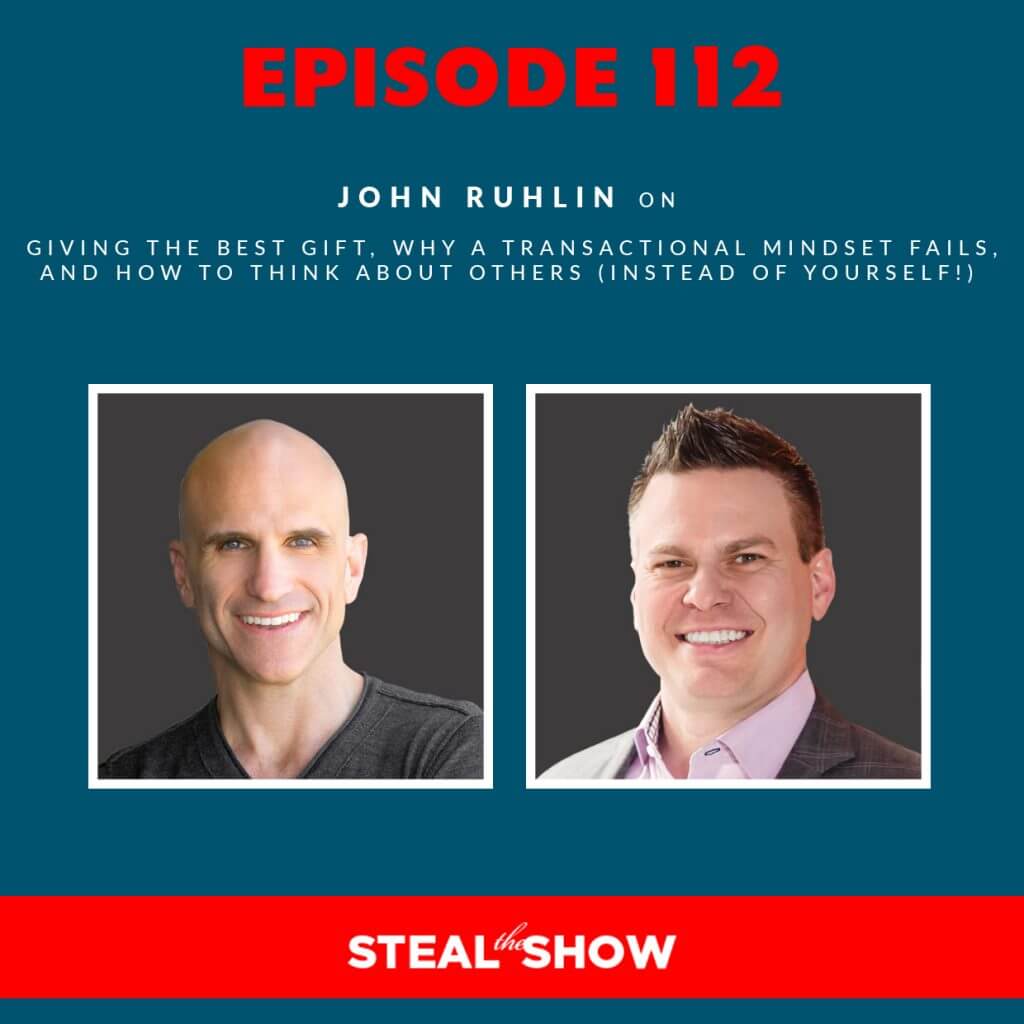 112 John Ruhlin on the Performance of How to Give the Perfect Gift ...